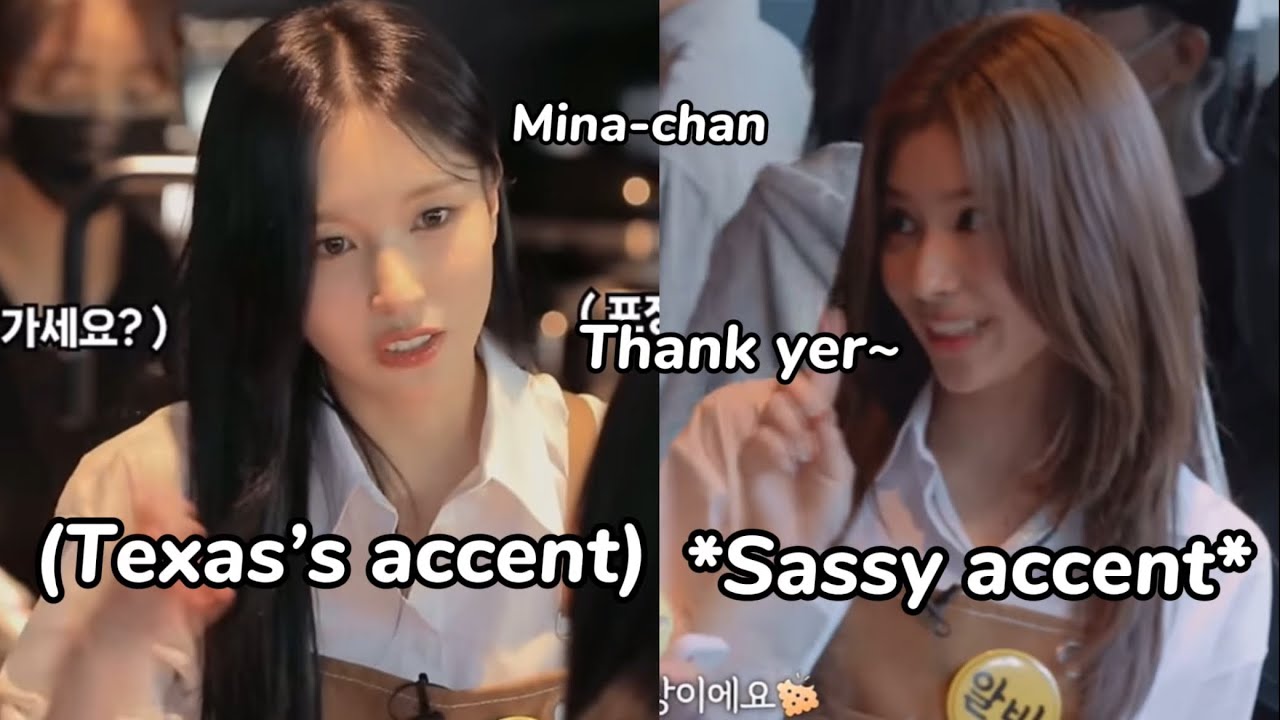 how twice’s japanese line *accent* when speaking english - YouTube