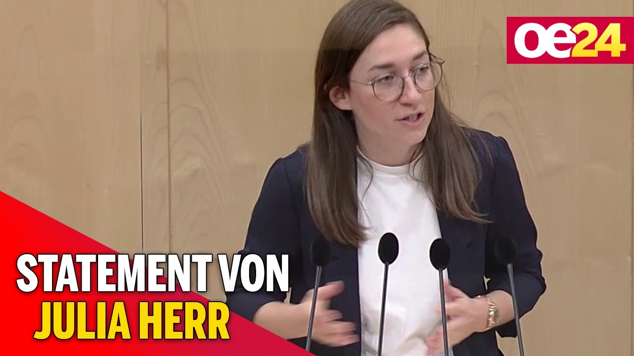 Nationalrat-Sondersitzung: Statement von Julia Herr - YouTube
