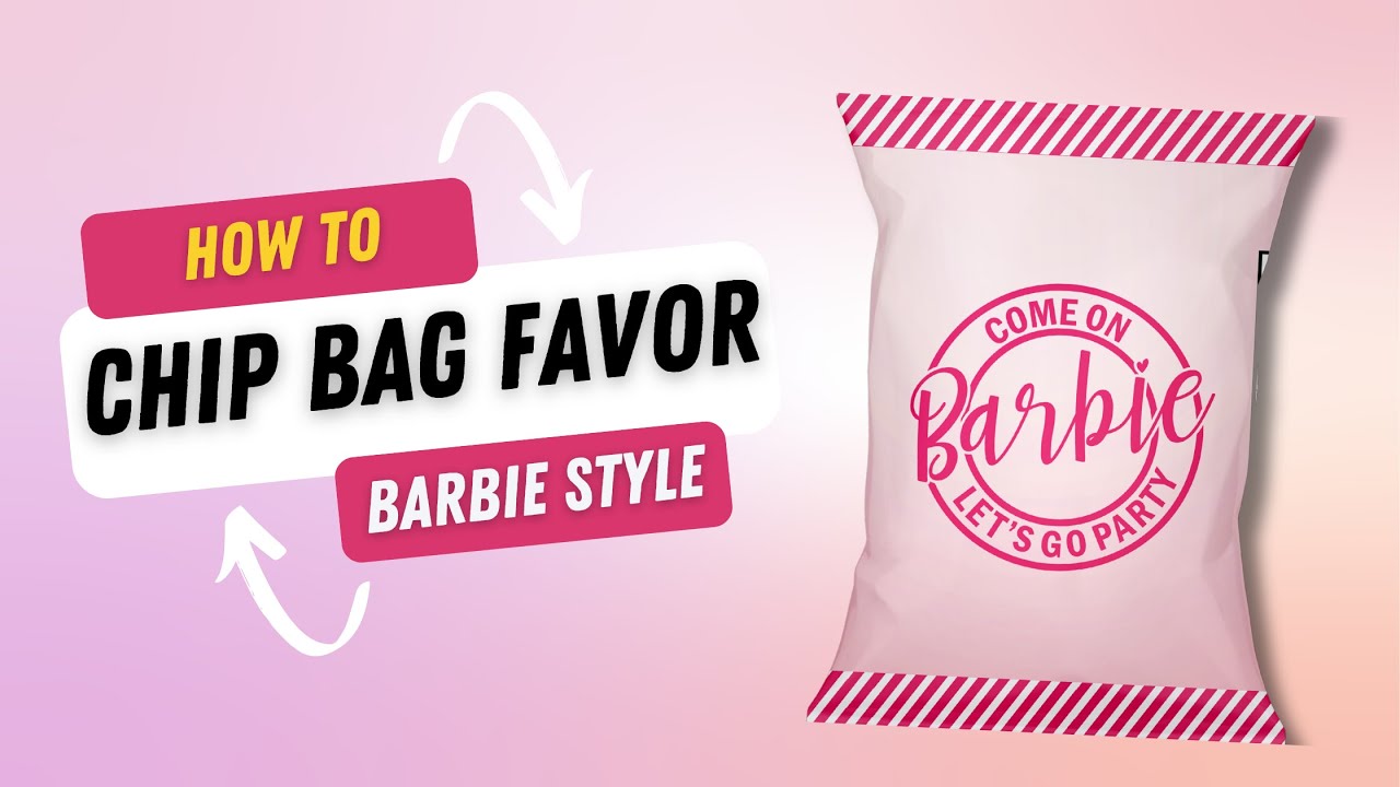 How to Make a Chip Bag Party Favor - YouTube