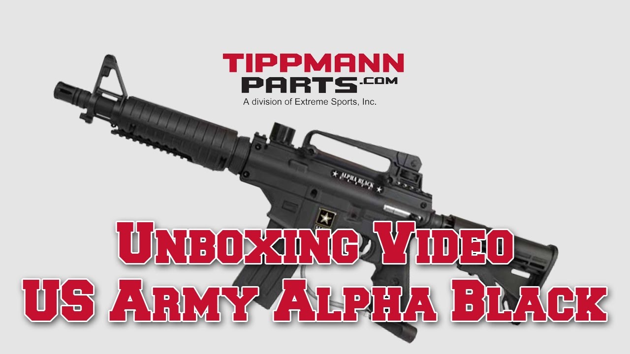 M16 Alpha Black Paintball Gun
