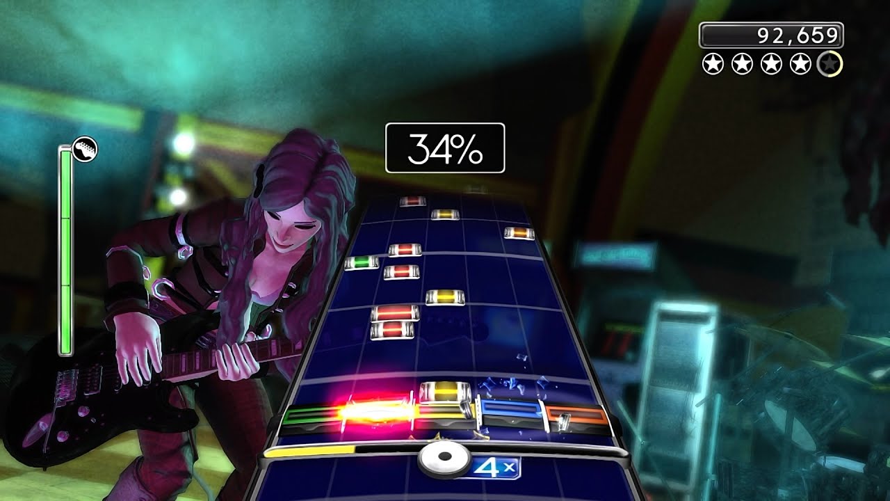 On The Wall - Molehill Guitar FC (RBN) HD Gameplay Rock Band 2 (Xbox ...