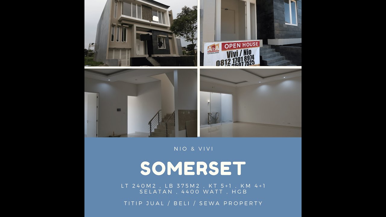 Review Rumah Citraland Cluster Somerset konsep split level model ...