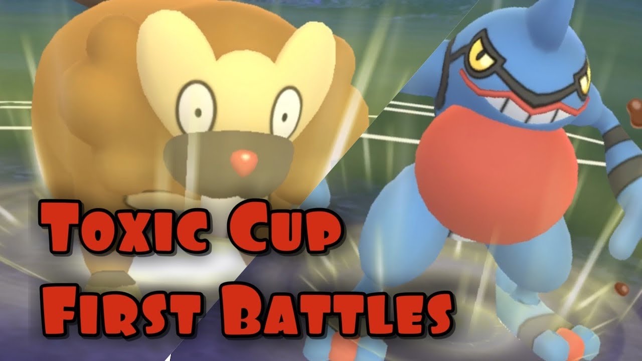 Toxic Cup First Battles Pokemon GO PvP - YouTube
