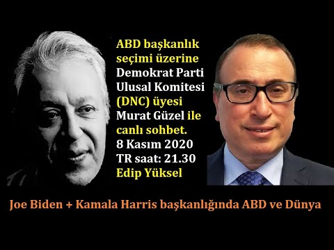 Edip Yüksel (T) Demokrat Aktivist Murat Güzel ile Joe Biden üzerine canlı sohbet