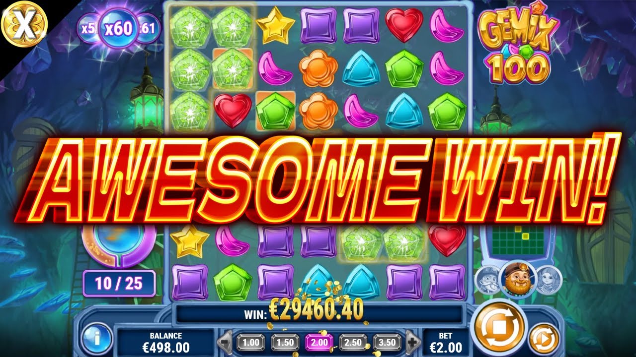 💥 Gemix 100 (Play'n GO) 💥 Uk Player Lands Quickest Epic Big Win Ever! - YouTube