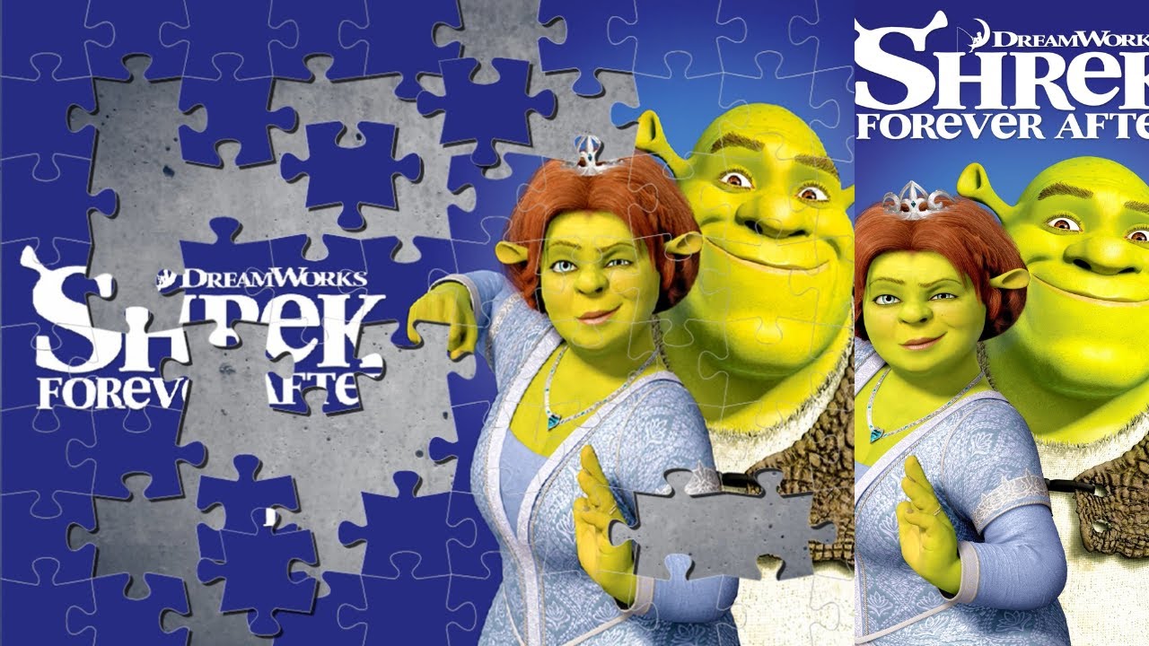 MOVIE - SHREK FOREVER AFTER (2010) - SHREK AND PRINCESS FIONA - Jigsaw ...