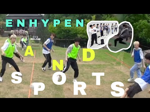 ENHYPEN BEING COMPETITIVE IN PLAYING SPORTS (ENHYPEN VS SPORTS) - YouTube