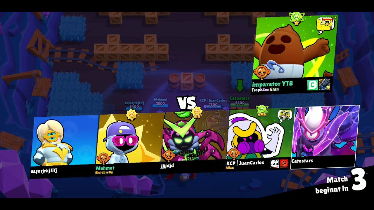 Brawl Stars - 5v1 Alle Gegen Einen - Capricorn Stu Gameplay Teil 24 ...