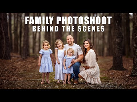 Family Photoshoot Ideas with Little Kids, Canon EOS R5, RF 85mm 1.2L, BTS, Greenville South Carolina