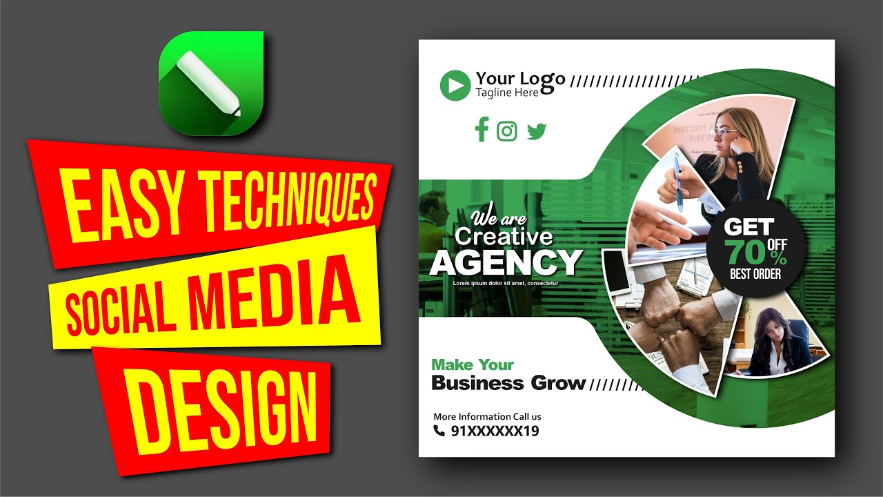 Create Digital marketing social media post | Design for social media ...