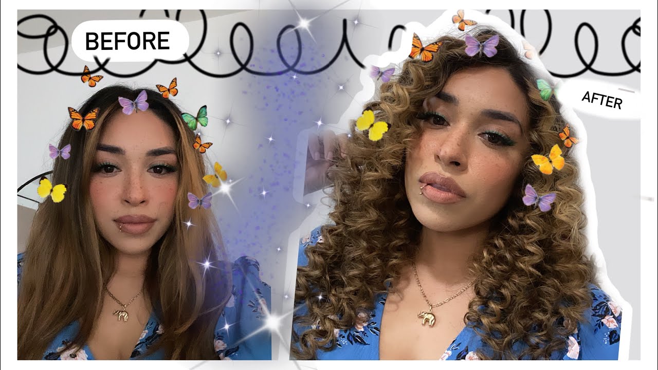 CURLY HAIR TUTORIAL - YouTube