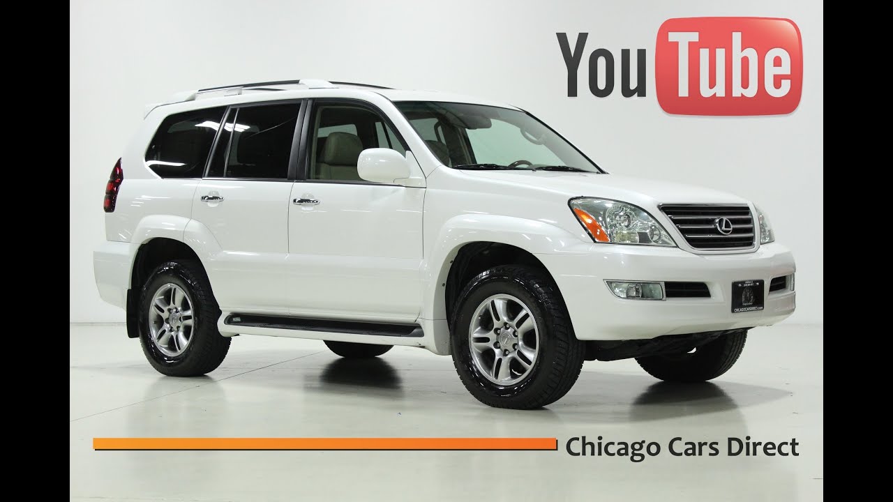 Chicago Cars Direct Presents a 2008 Lexus GX470 4WD. Blizzard Pearl ...