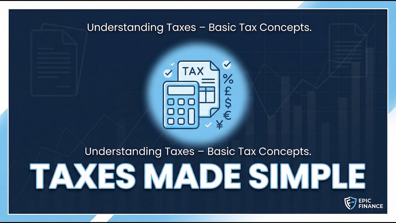 Understanding Taxes Basic Tax Concepts - YouTube