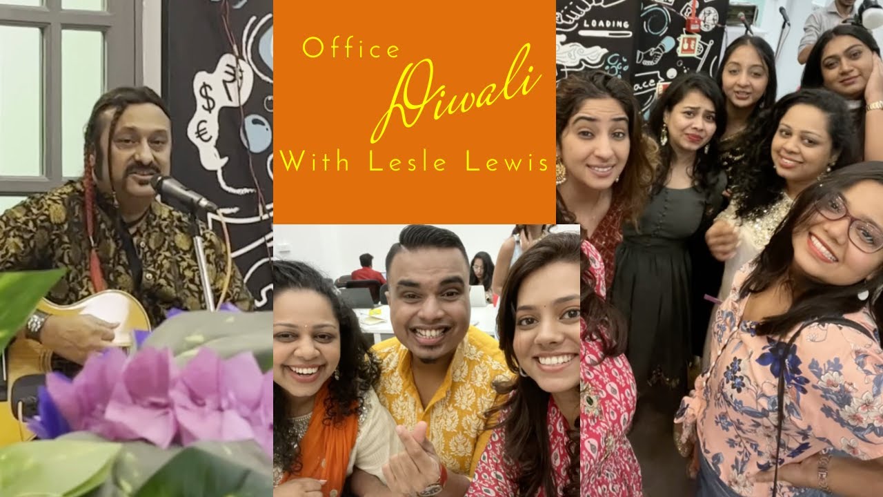 VLOG #233 | GOOD GLAMM WALI DIWALI | LESLE LEWIS PRIVATE CONCERT - YouTube