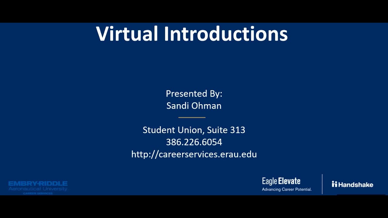 Virtual Introductions - YouTube