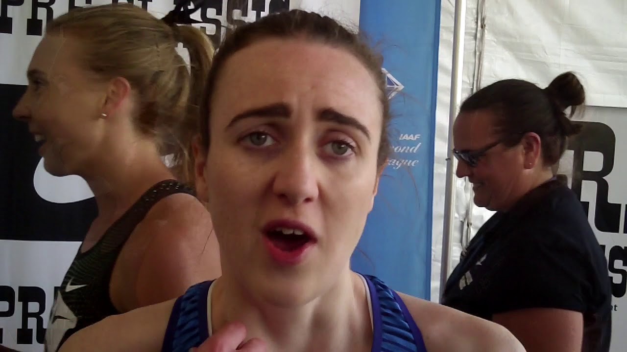 Laura Muir pleased to run 3:59 after passing vet exams - YouTube
