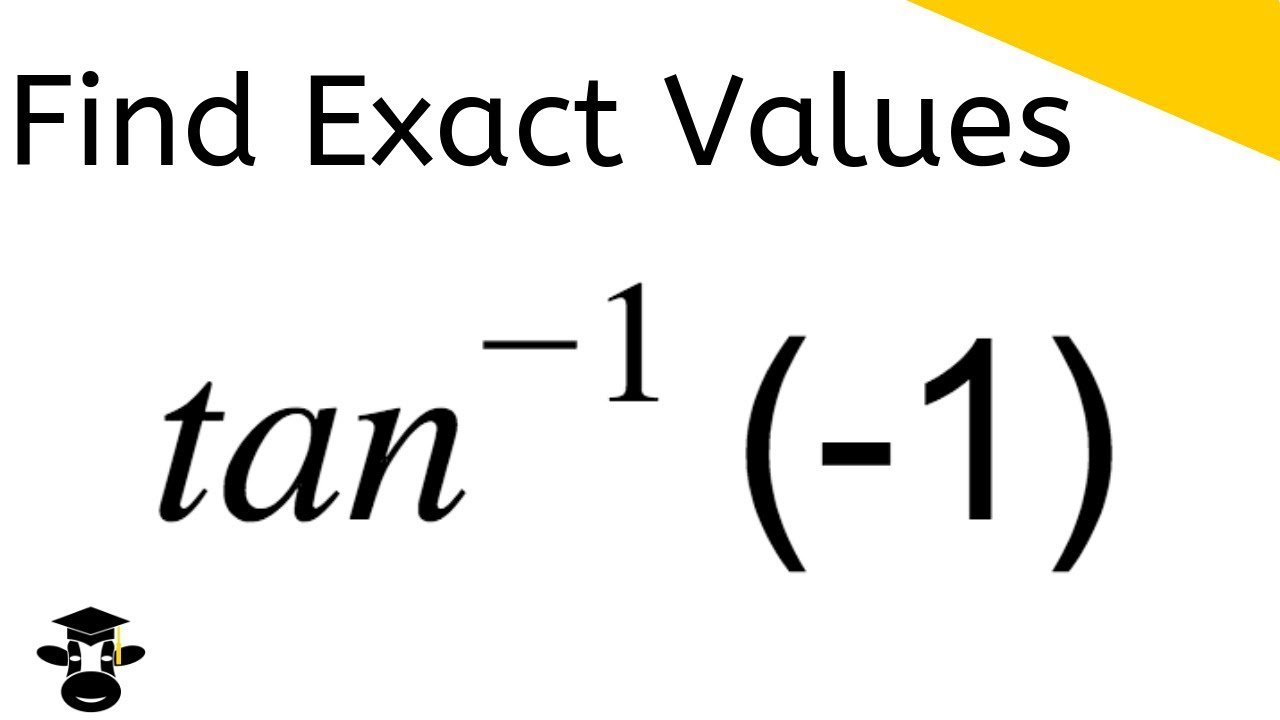 Inverse Trig Functions How To Find Exact Values Using The Unit Circle