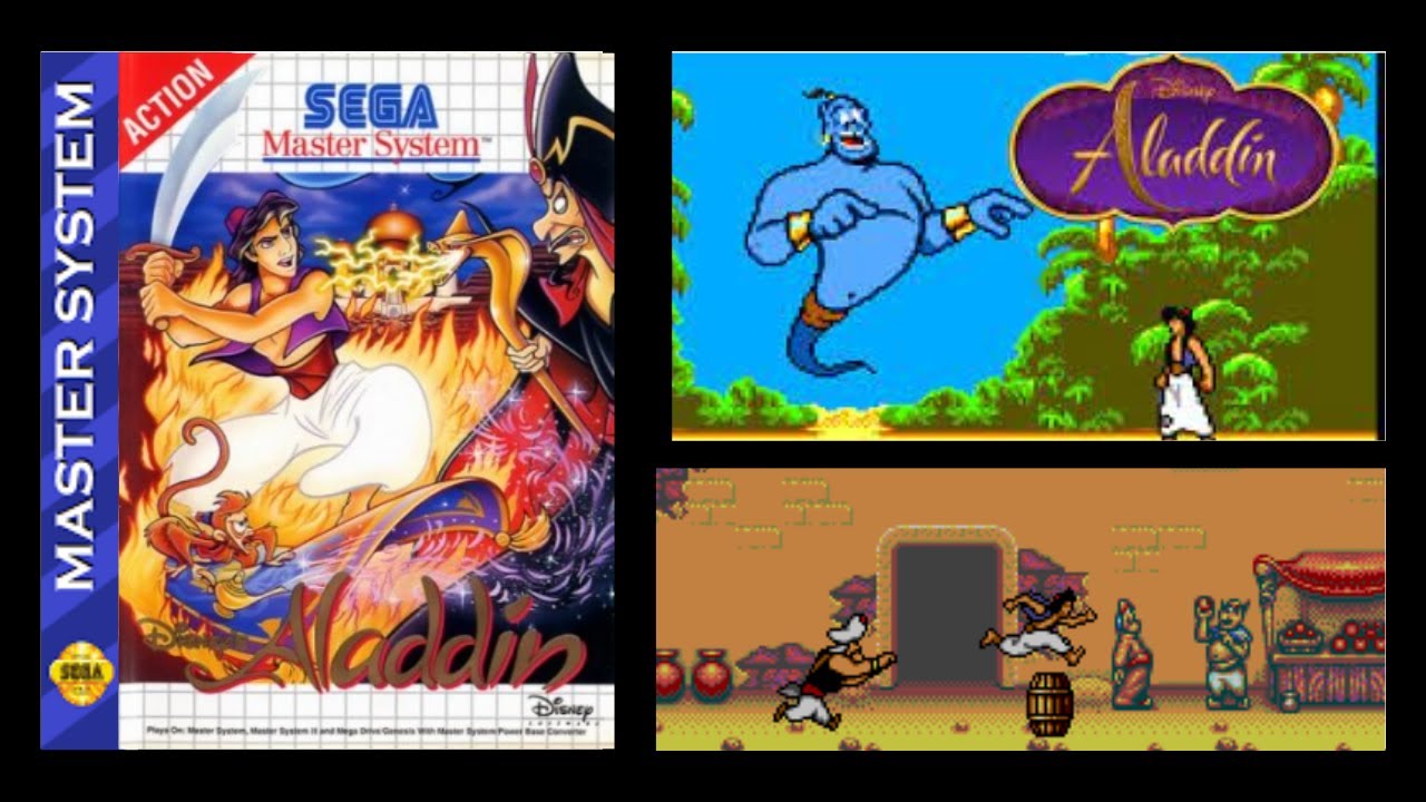 DISNEY'S ALADDIN - ( MASTER SYSTEM - 1994 ) - GAMEPLAY COMPLETA - YouTube