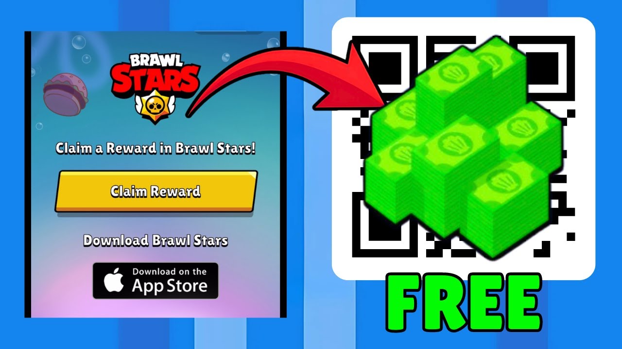 FREE KRUSTY KASH! 🥳 BRAWL STARS QR CODE 🎁 - YouTube