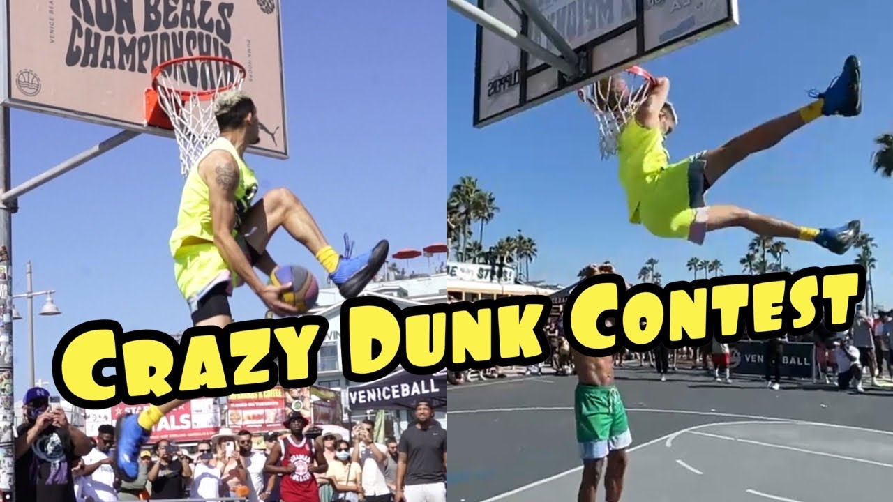 Dunk Contest In Venice Beach!! - YouTube