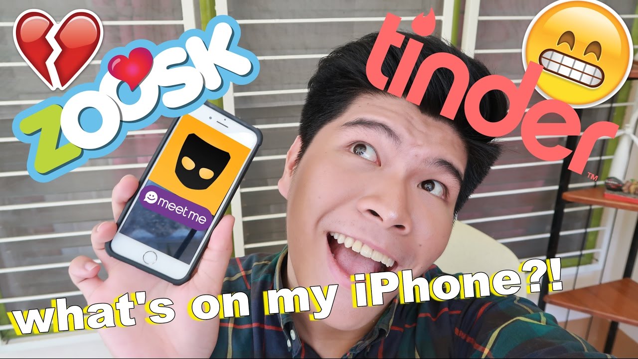 What's on my iPhone?! Grindr? Tindr? ONLINE DATING FOR GAY APPS ...