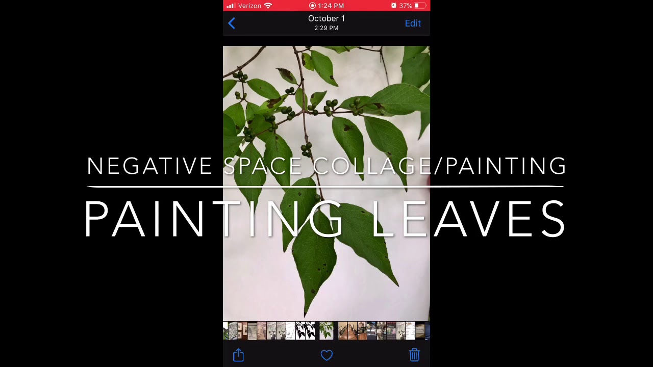 Negative Space Collage/Painting: Last Step - YouTube