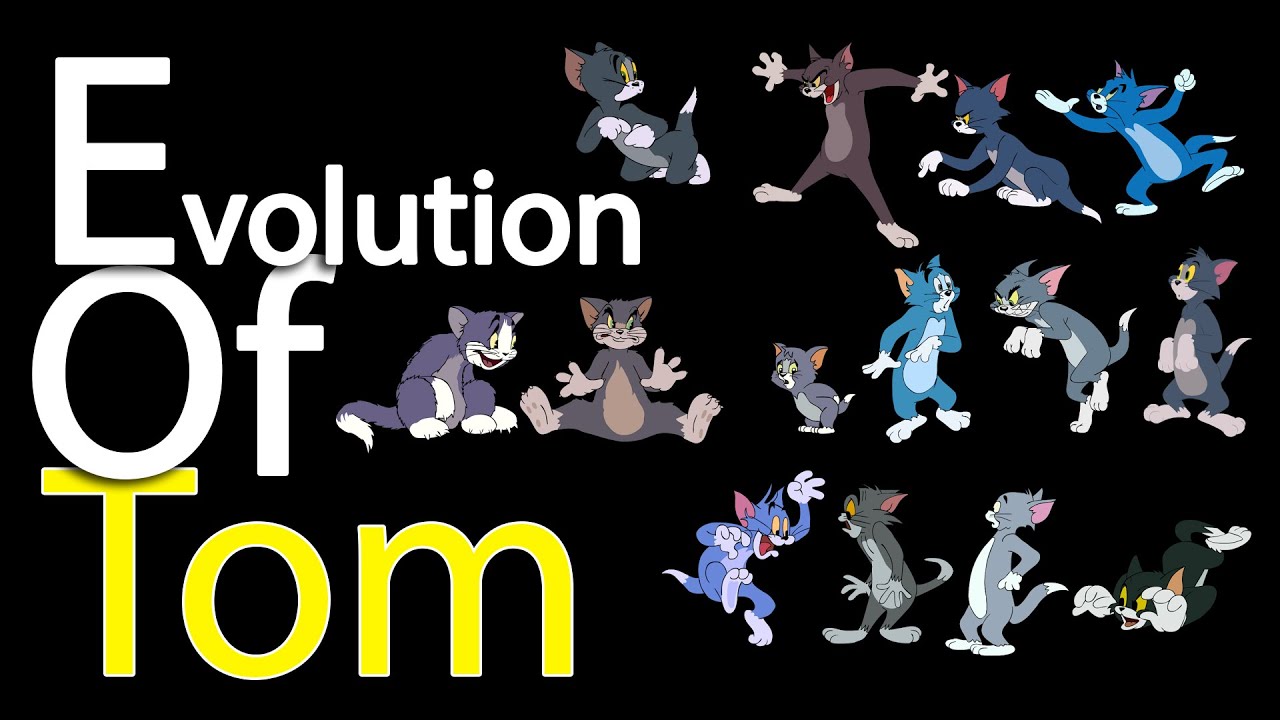 Tom & jerry - Tom character _ Evolution in Movies & Cartoons - YouTube
