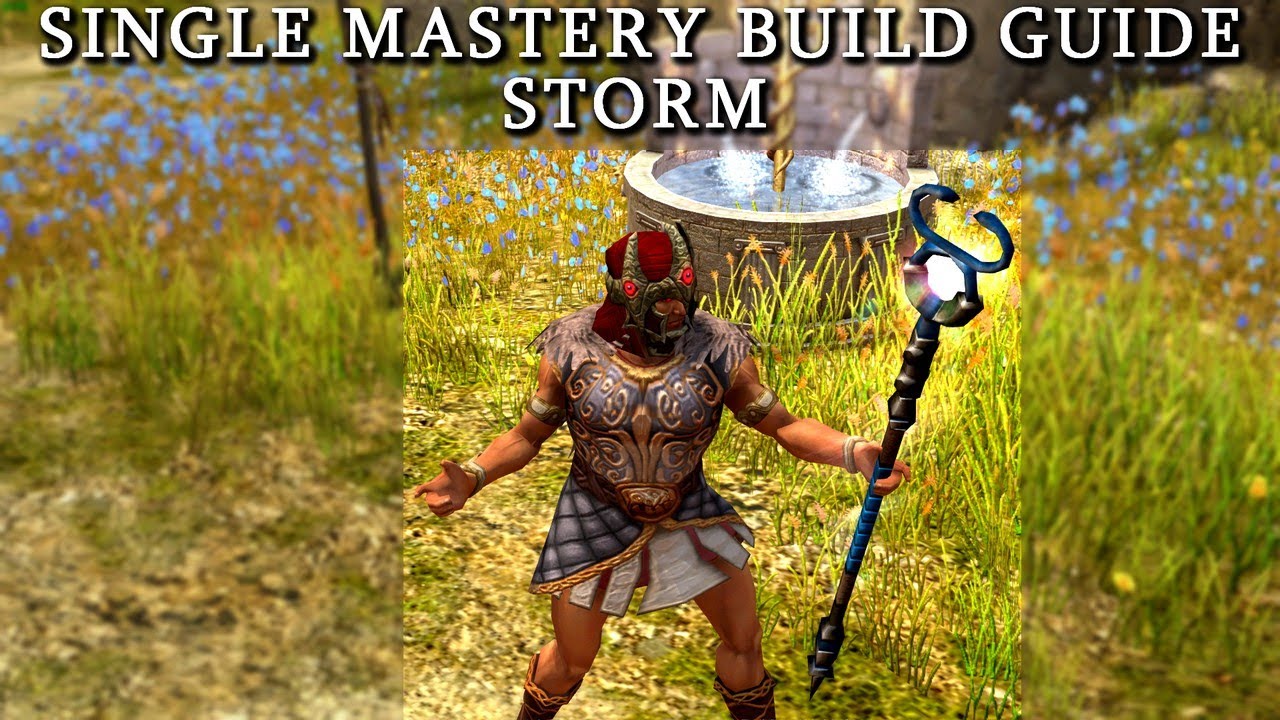 Titan Quest Atlantis| Single Mastery STORM Build guide - YouTube