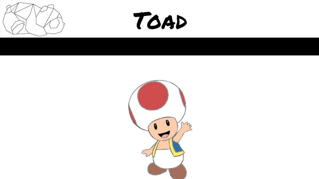 Comment dessiner toad !! - YouTube