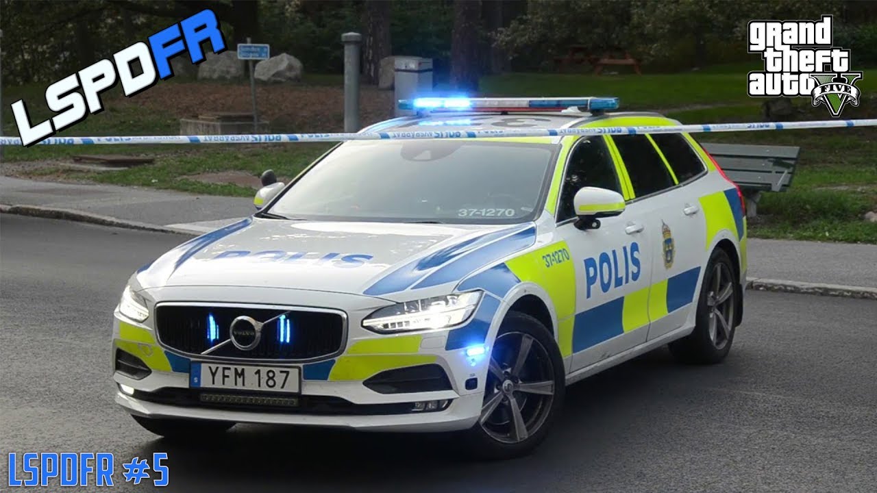 GTA5 - LSPDFR PÅ SVENSKA #5 - FIVEM SERVER? - YouTube