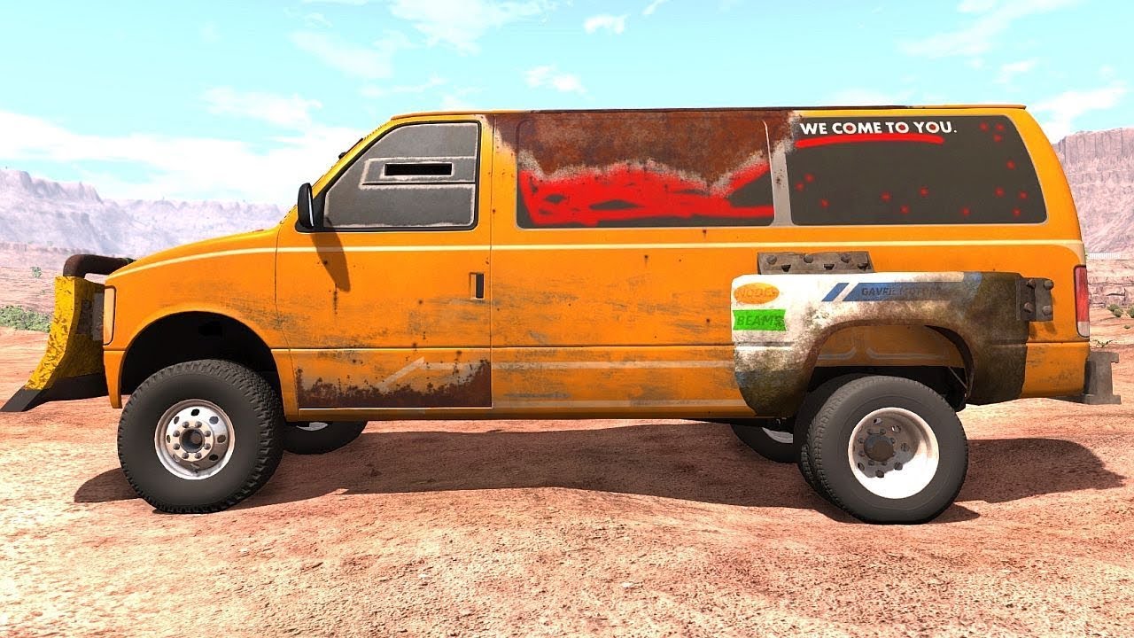BeamNG Drive - H Series The Van Hammer Off Road Driving - YouTube
