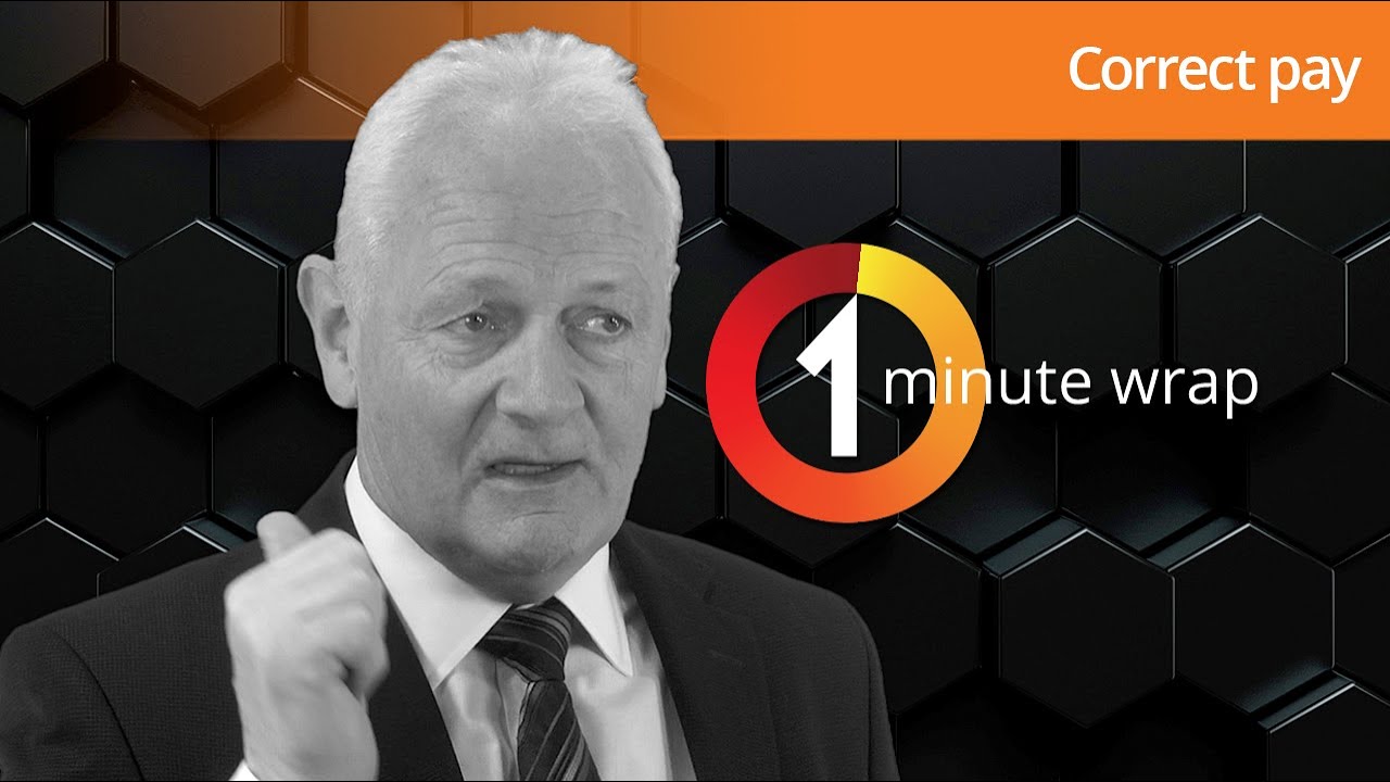 Correct pay - YouTube