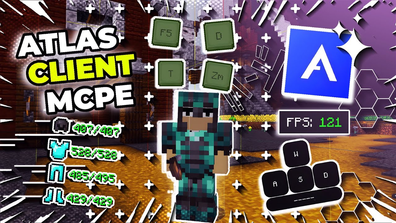 CLIENT MCPE TERBAIK😱 || FITUR FITURNYA SANGAT MEMBANTU DI SURVIVAL🔥🌟 ...