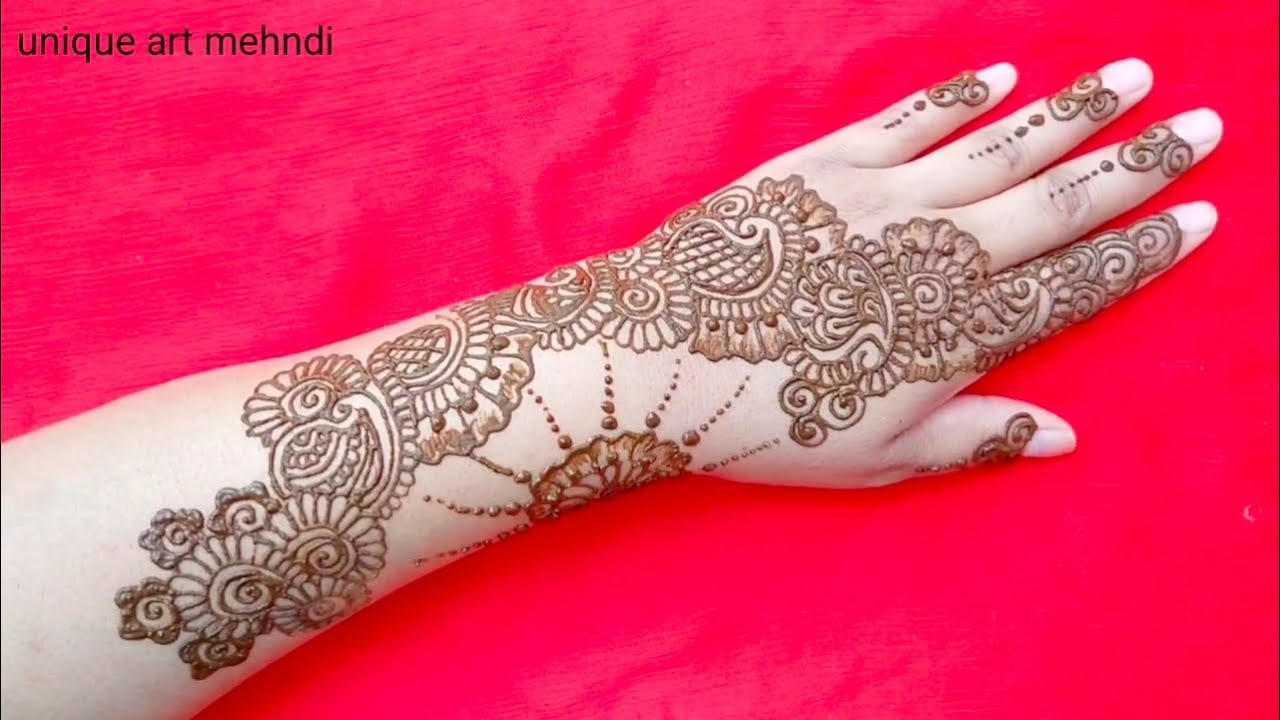 Unique and desnt desighn for back hand so beutifull simple design new ...