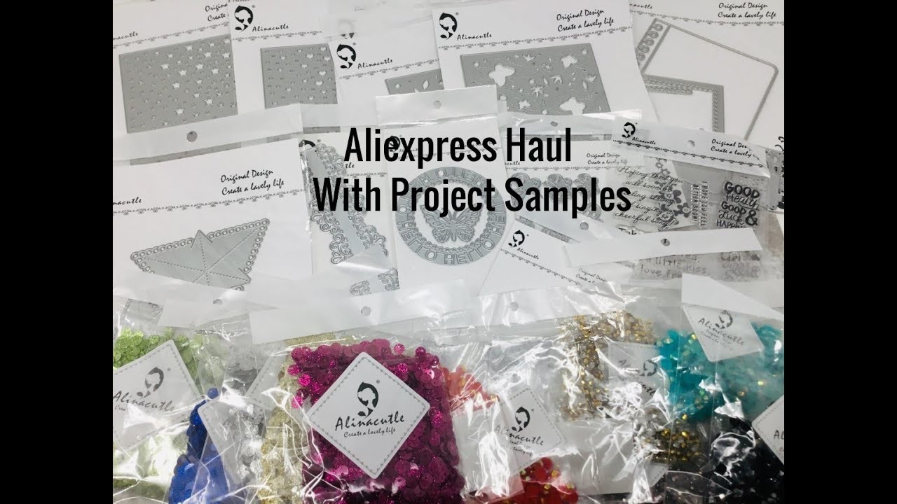 Aliexpress Haul| Alina Crafts Store - YouTube