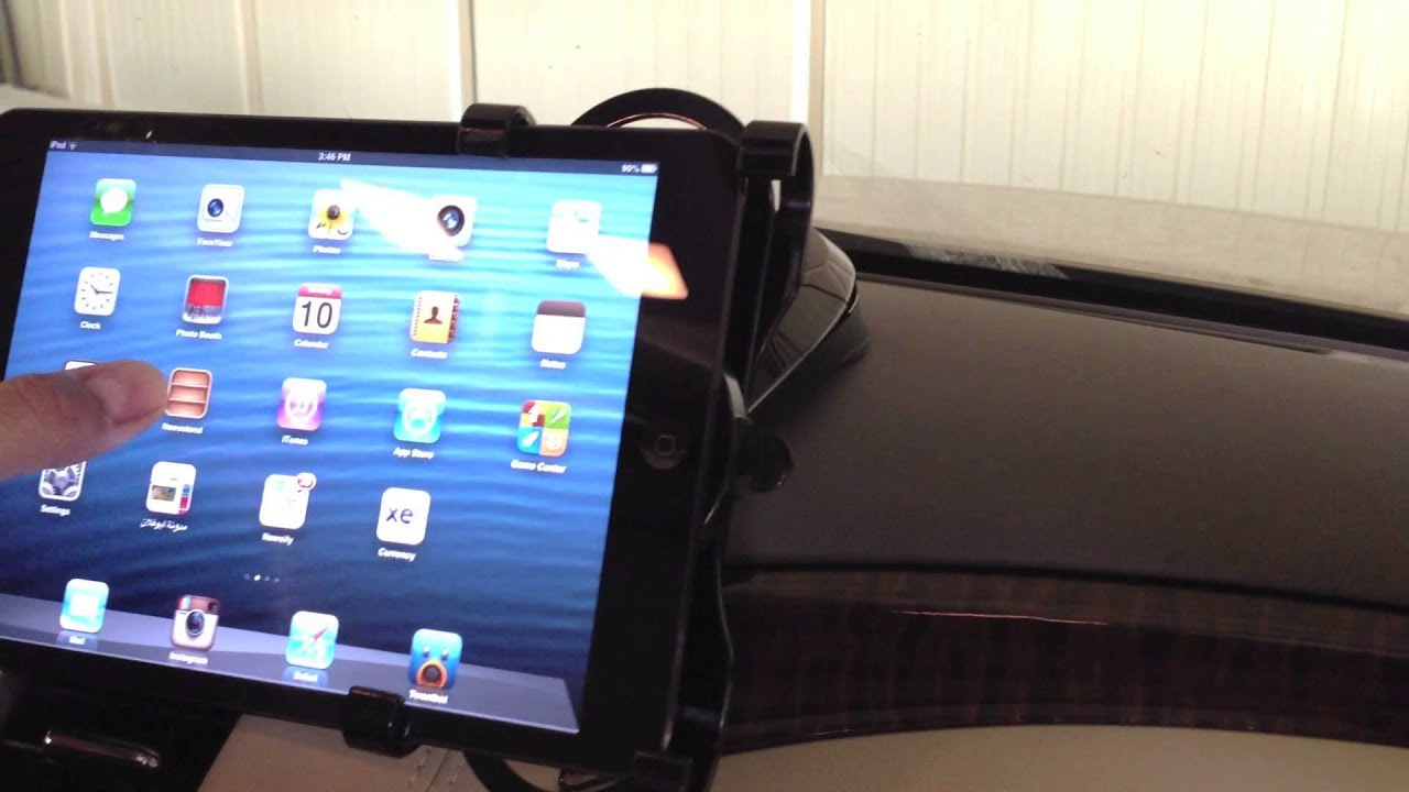 Review - iOttie Easy Grip Tablet PC Car Mount - YouTube