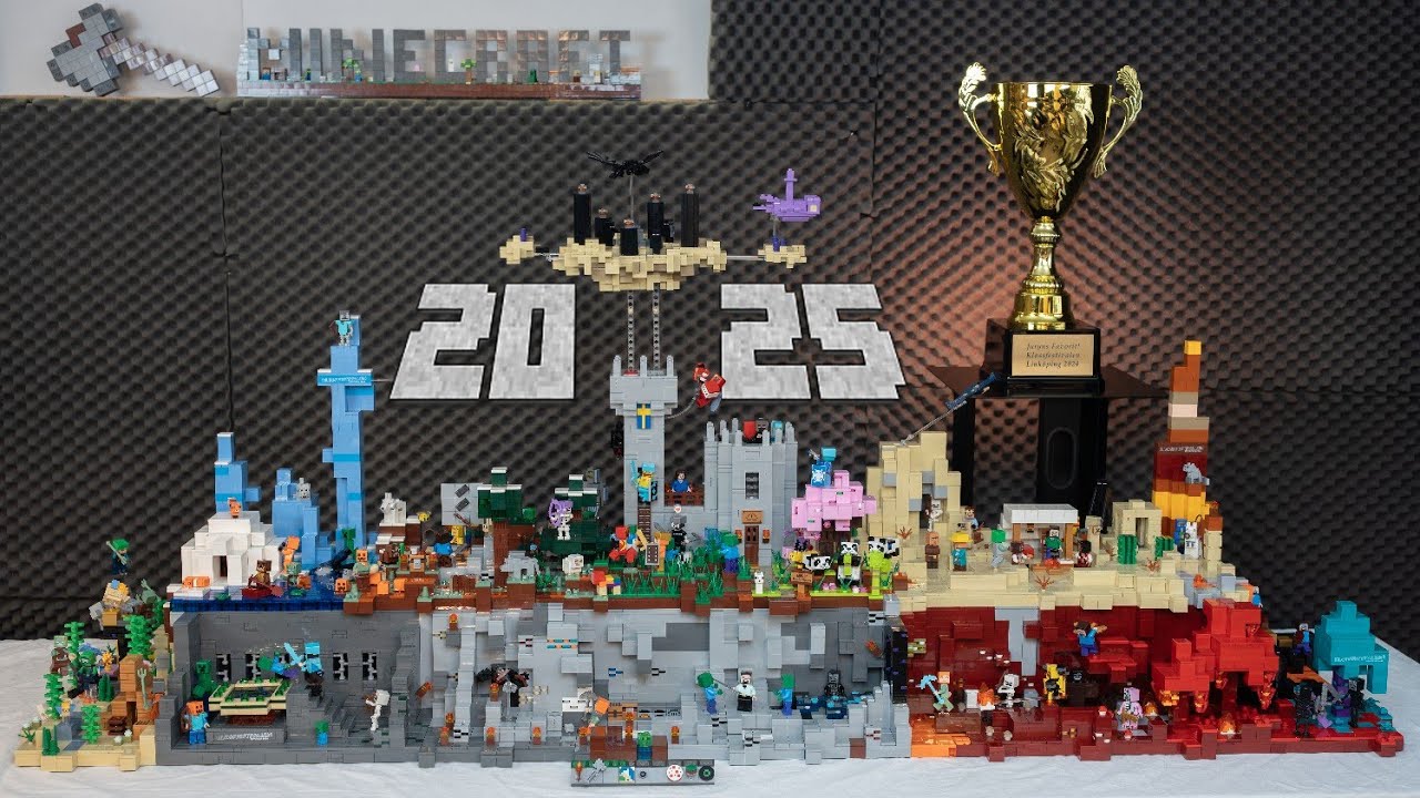 Custom LEGO Minecraft World (2025) - YouTube