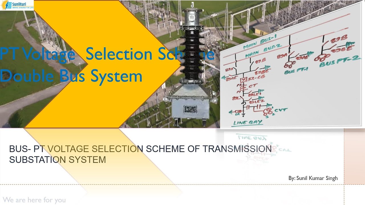 Bus - PT voltage selection scheme logics of Transmission substation ...
