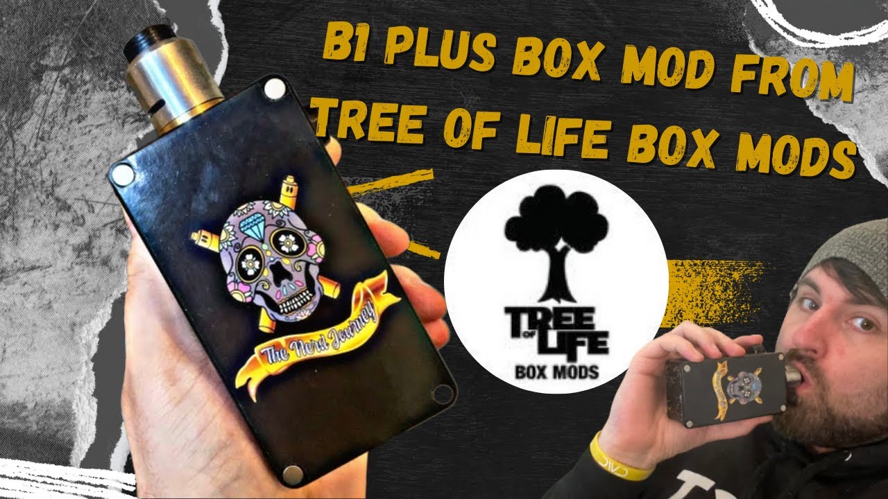 B1 Plus Custom Mod From Tree of Life Box Mods - YouTube