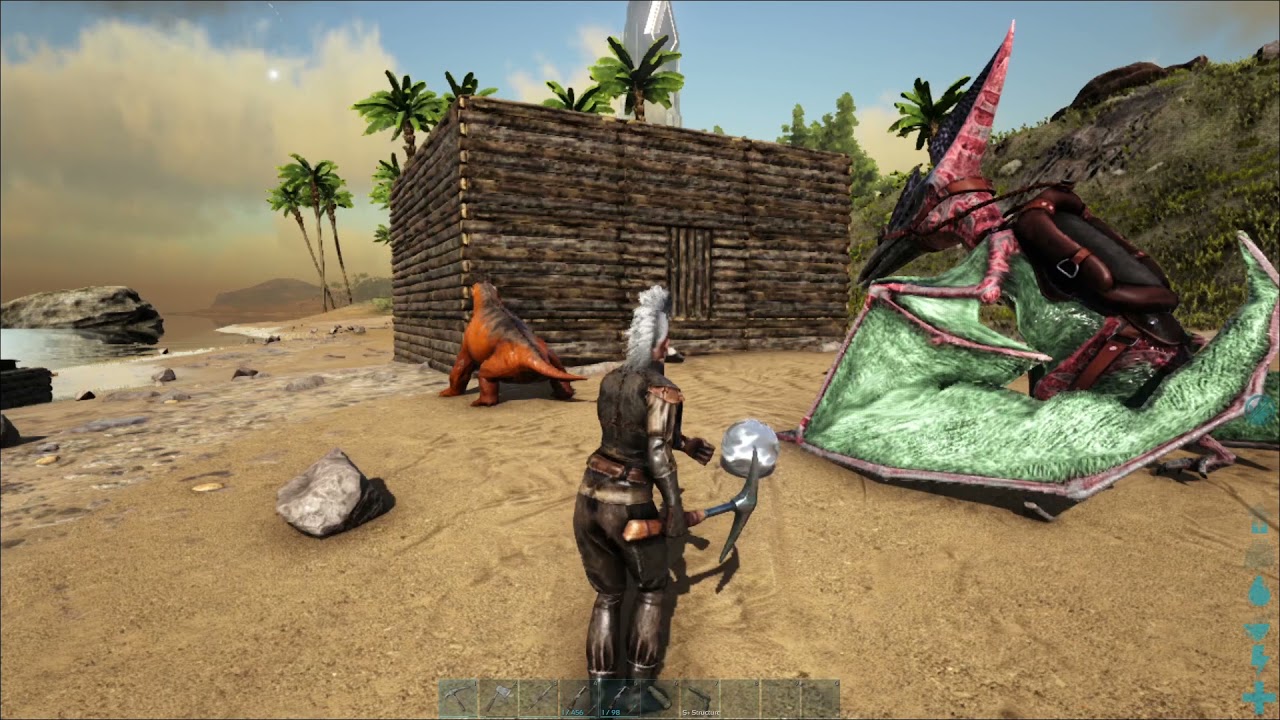 Ark: Survival evolved. The Island. Ep 3 - Poop and egg hunt - YouTube