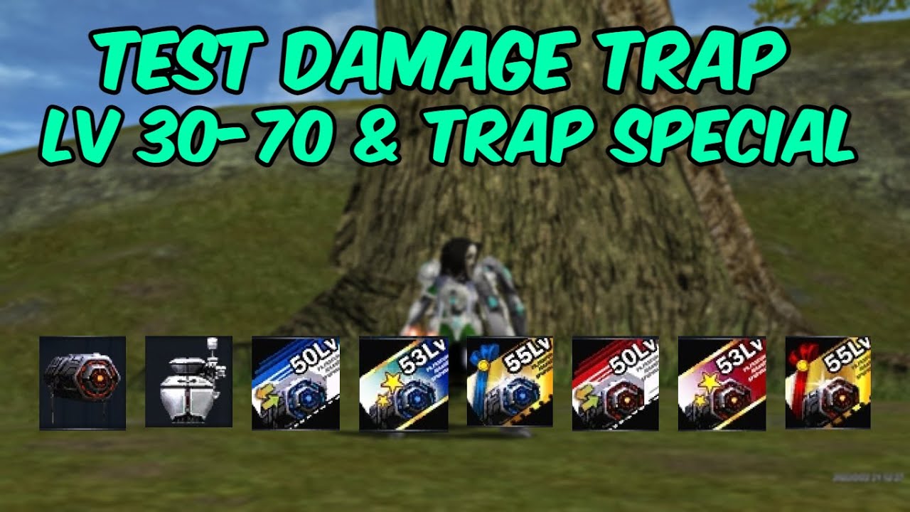 TEST DAMAGE TRAP LV 30-70 & TRAP SPECIAL : RF Online Indonesia - YouTube