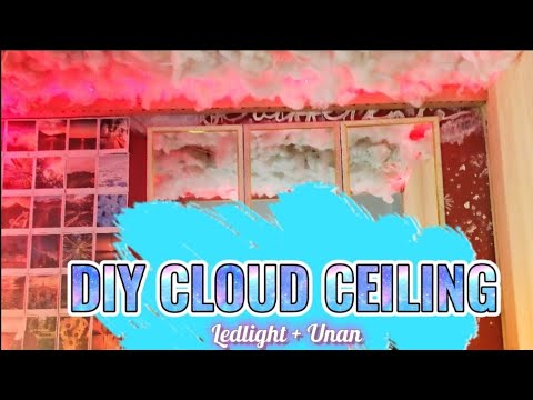 DIY TIKTOK CLOUD CEILING 2021 | UNAN at LEDLIGHTS Lang!!! - YouTube