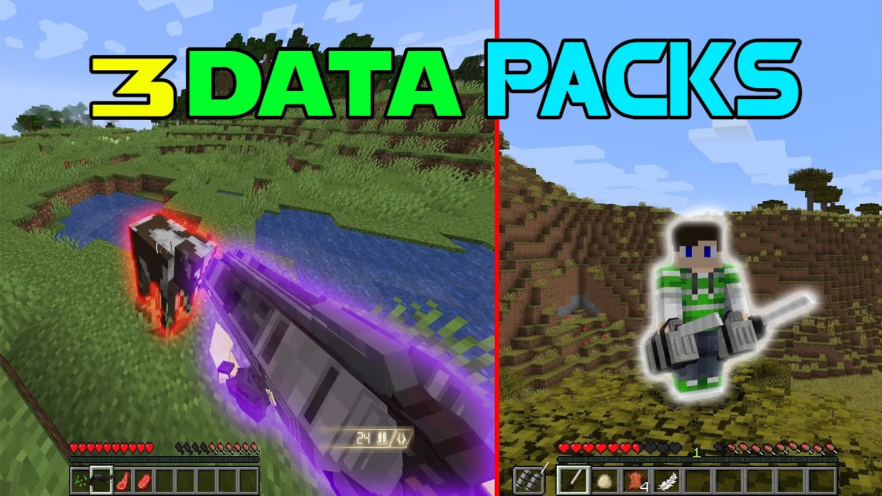OTROS 3 DATA PACKS que TAL VEZ QUIERAS en tu MINECRAFT #2 - YouTube