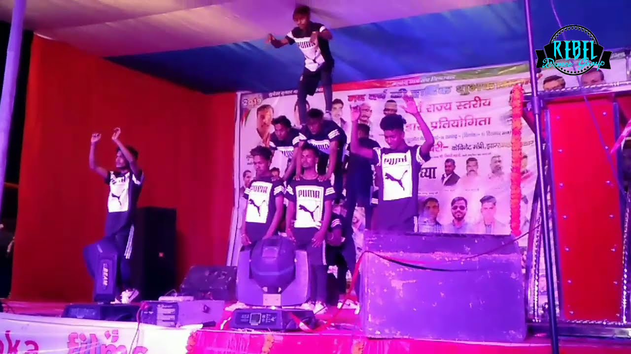 Rebel dance group ramgarh new hip hop dance show from kaitha - YouTube