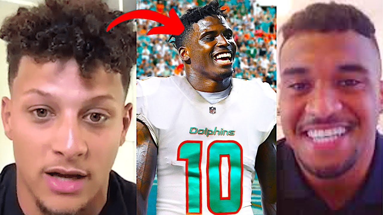 NFL PLAYERS REACT TO TYREEK HILL TRADE TO MIAMI DOLPHINS | Ty Hill ...