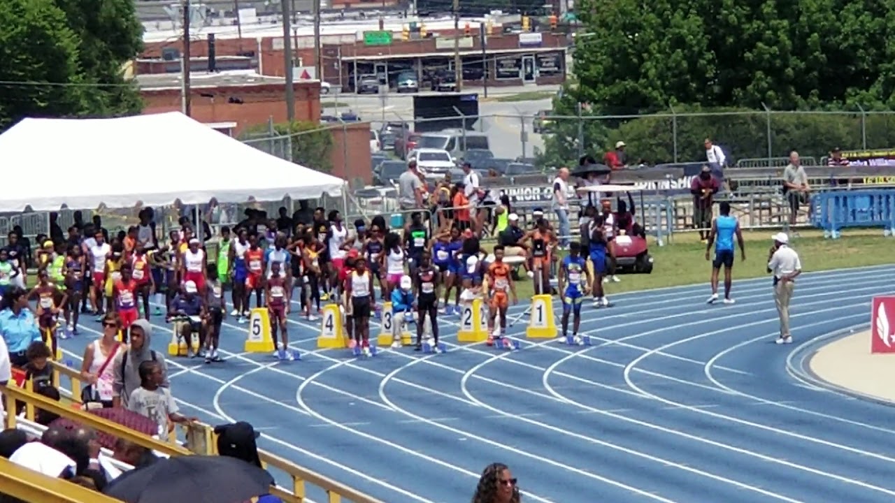 MR.CADEN DURHAM 11.9 100m 11-12 BOYS USATF JUNIOR OLYMPICS FINALS "2018 ...