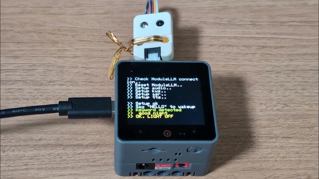 M5Stack Module LLMで音声制御リモコンを作ってみました - YouTube