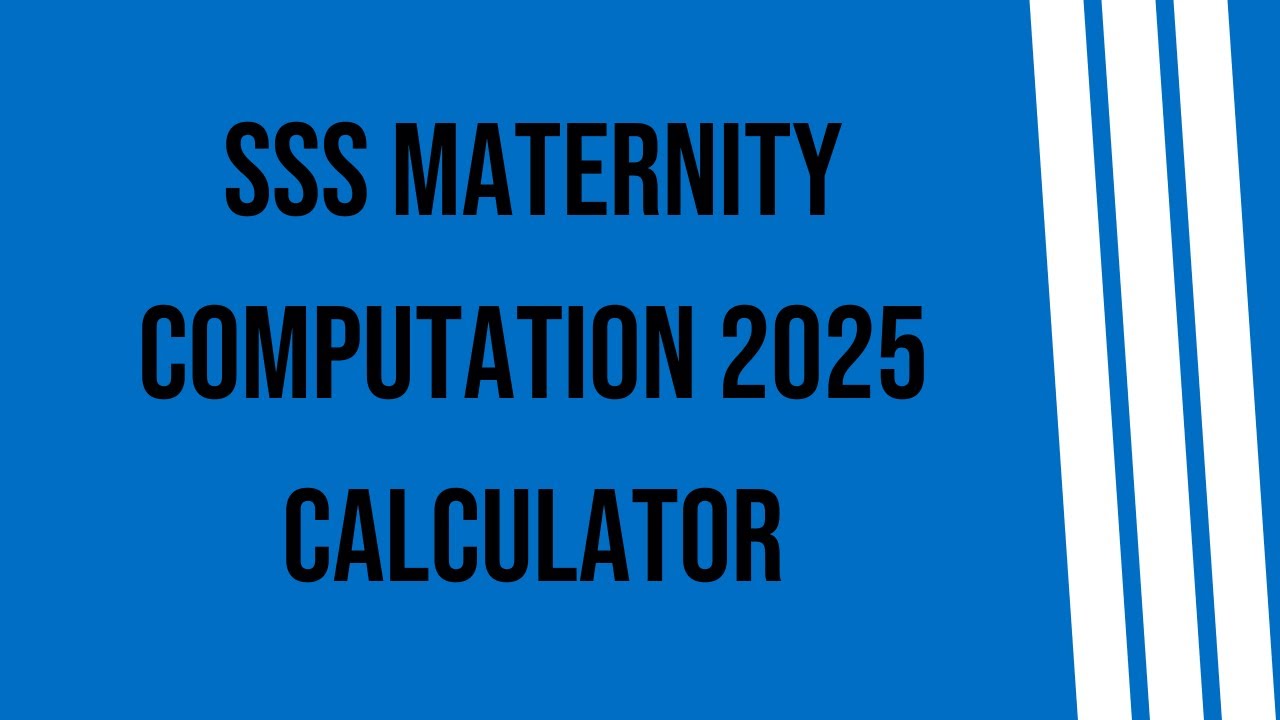 SSS Maternity Computation 2025 calculator Case 70 - YouTube