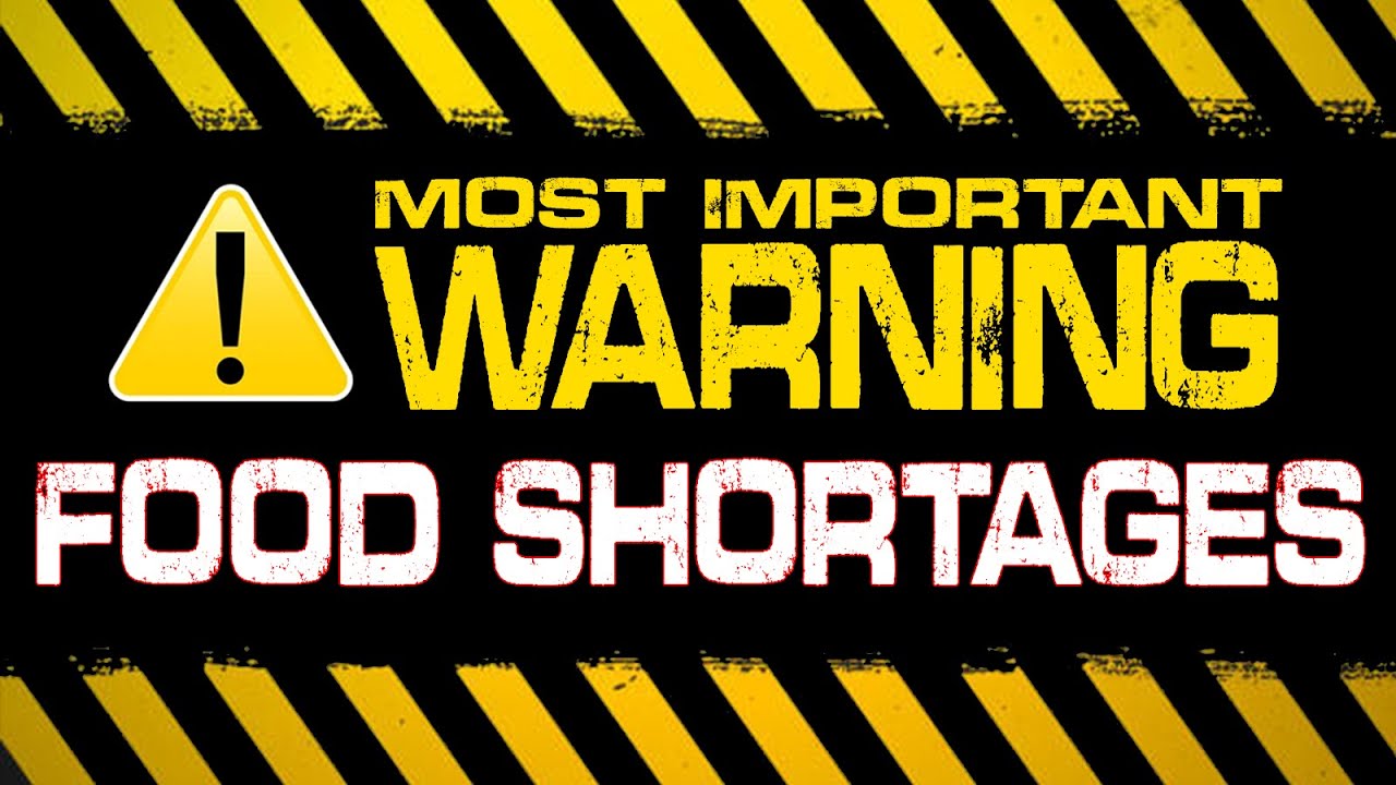 Most Important Warning: Food Shortages 10/18/2022 - YouTube