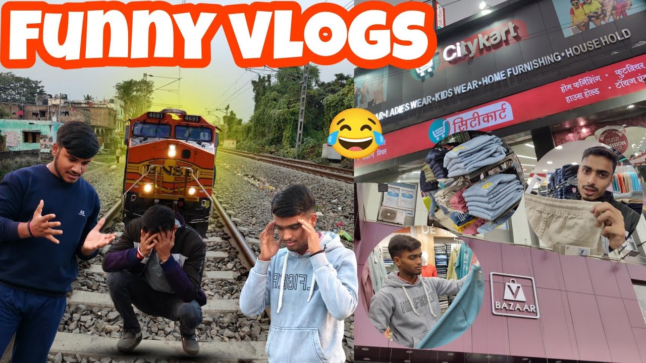 Aashish Train Se टकड़ा Gya | Very Serious Vlogs | Hamlog Sookh Ho Gye | Funny Vlogs 😂😂😭 - YouTube
